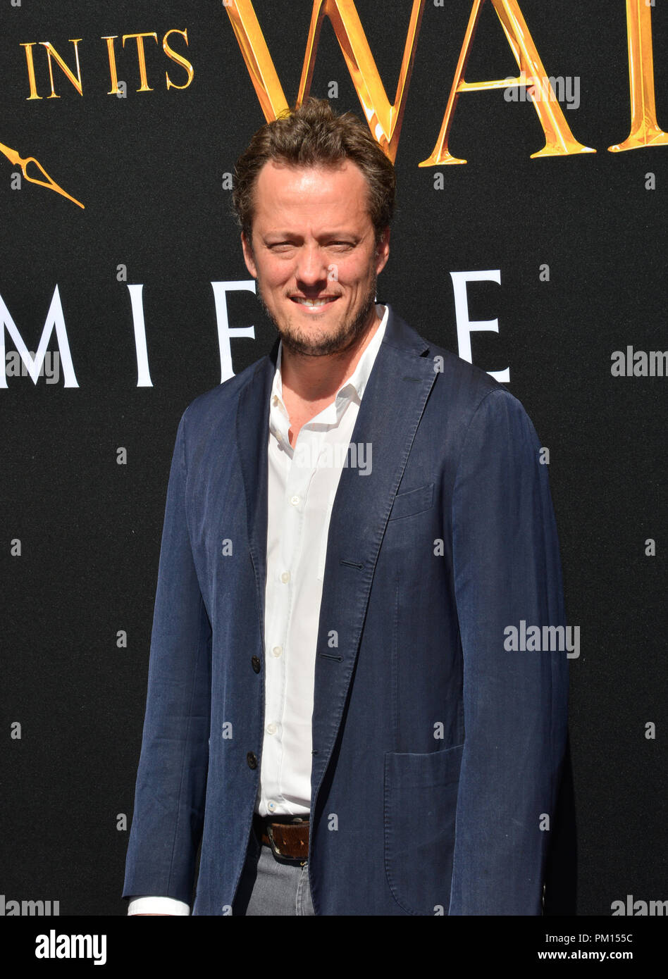 Los Angeles, USA. September 16, 2018: Nathan Barr at the premiere for ...