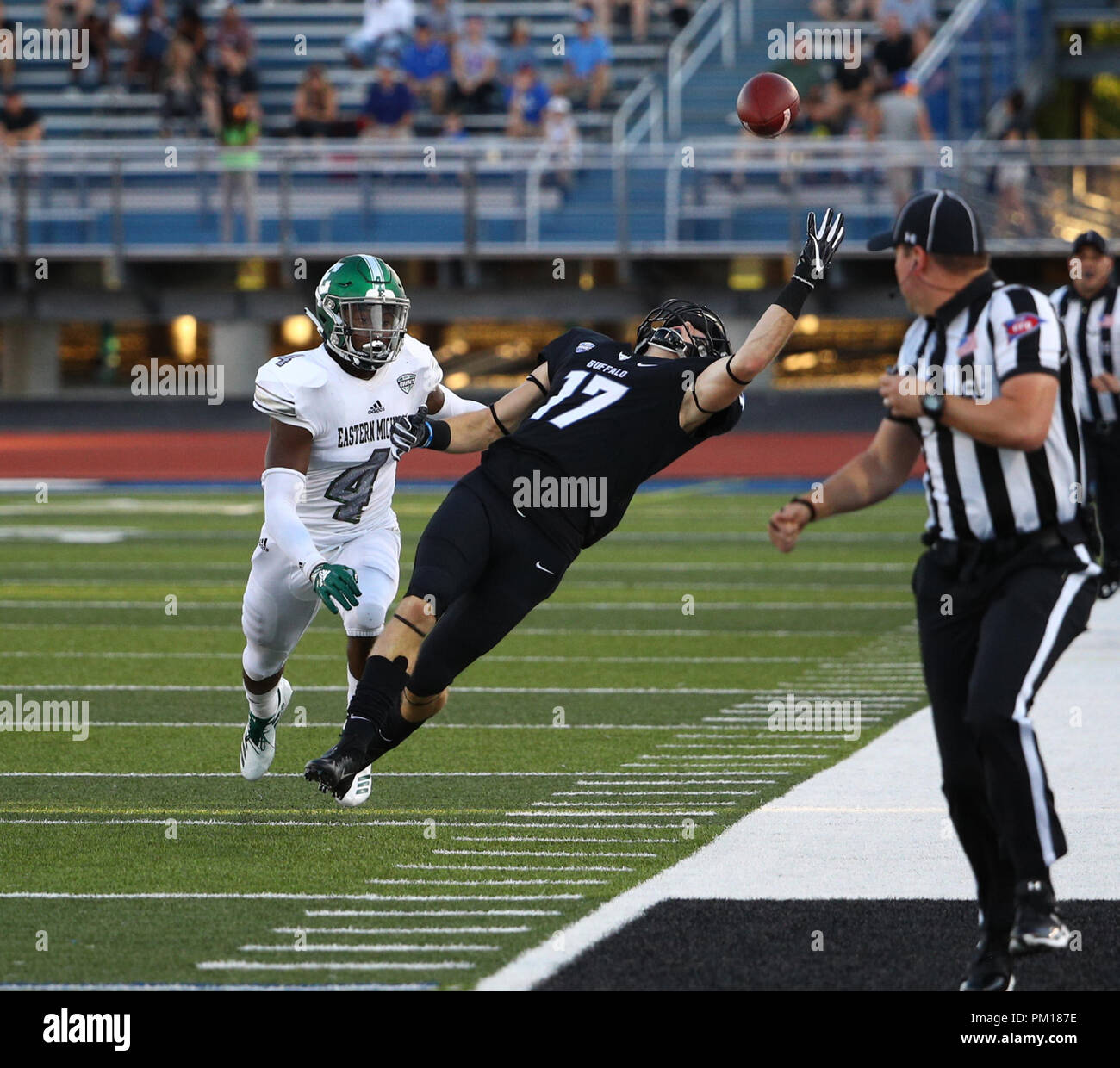 September 15, 2018: Buffalo Bulls wide receiver Charlie Jones (17 ...