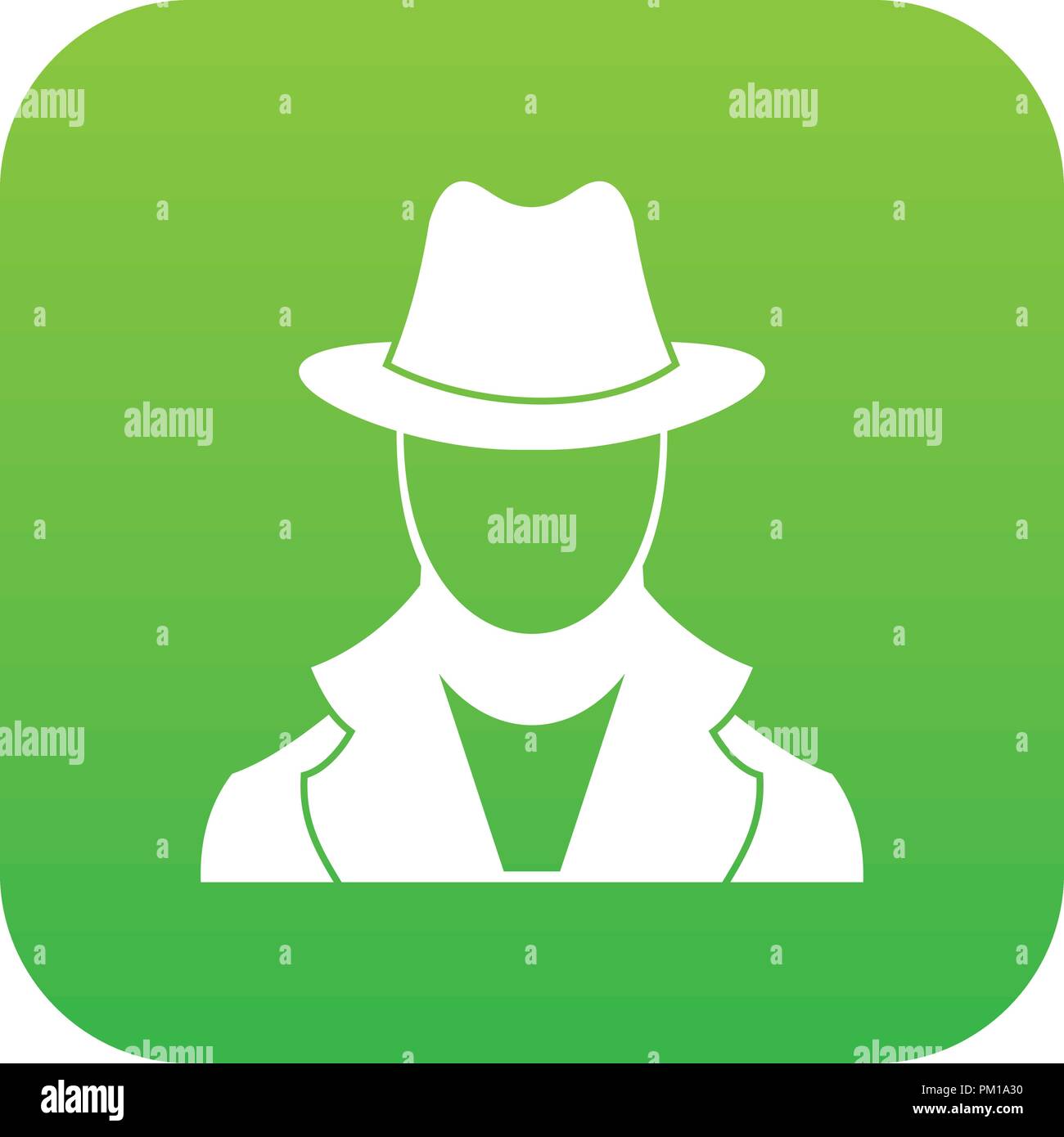 Spy icon digital green Stock Vector Image & Art - Alamy
