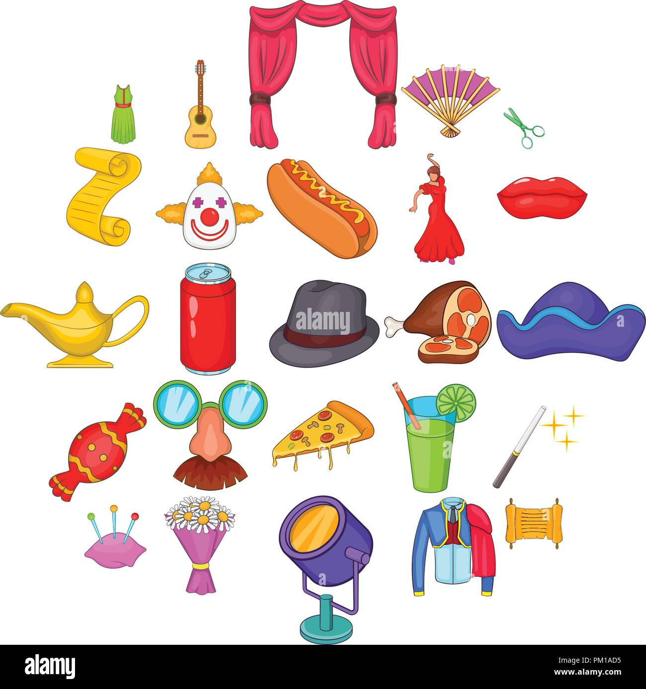 Gladden icons set, cartoon style Stock Vector Image & Art - Alamy