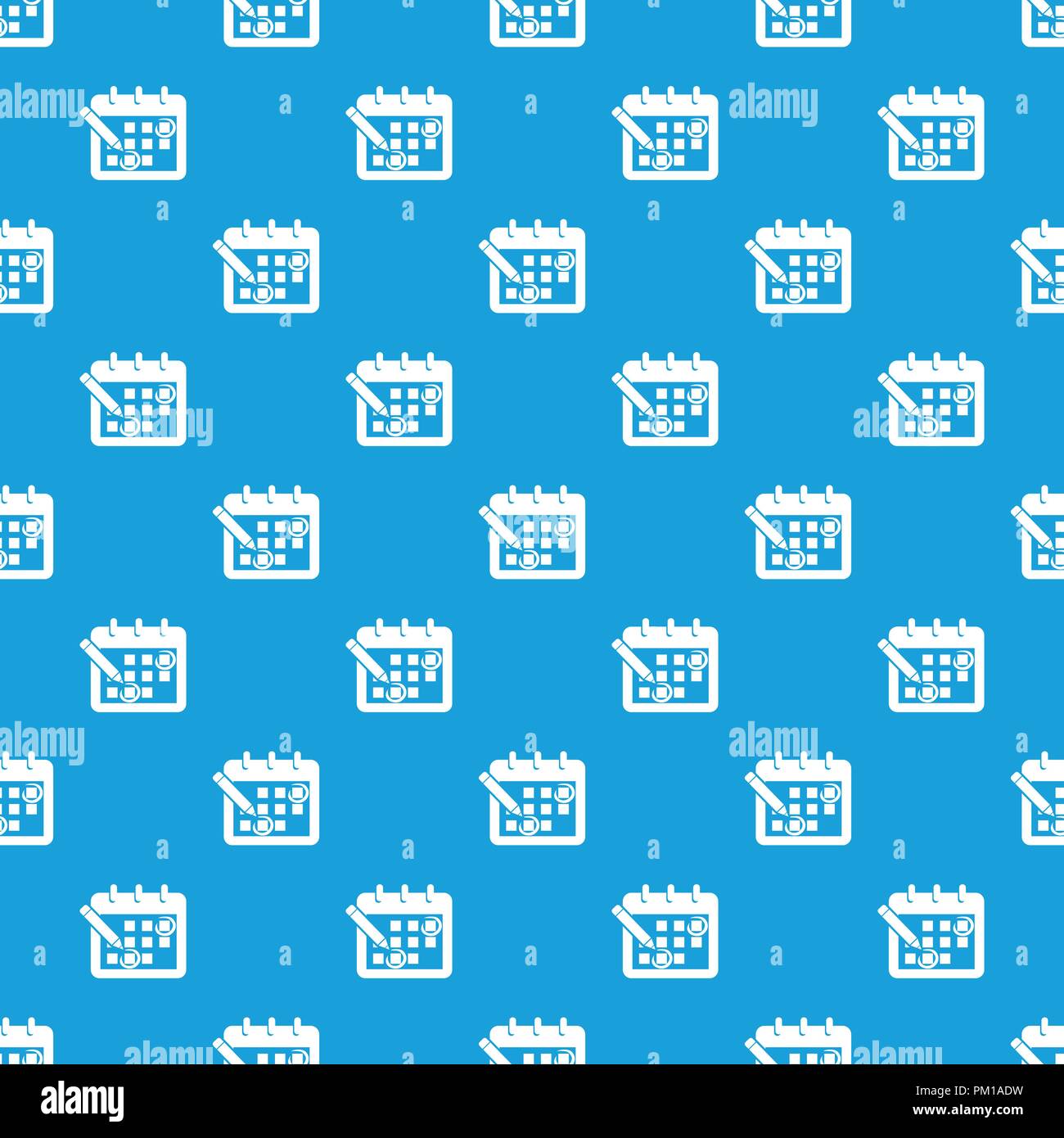 Mark calendar pattern vector seamless blue Stock Vector Image & Art - Alamy