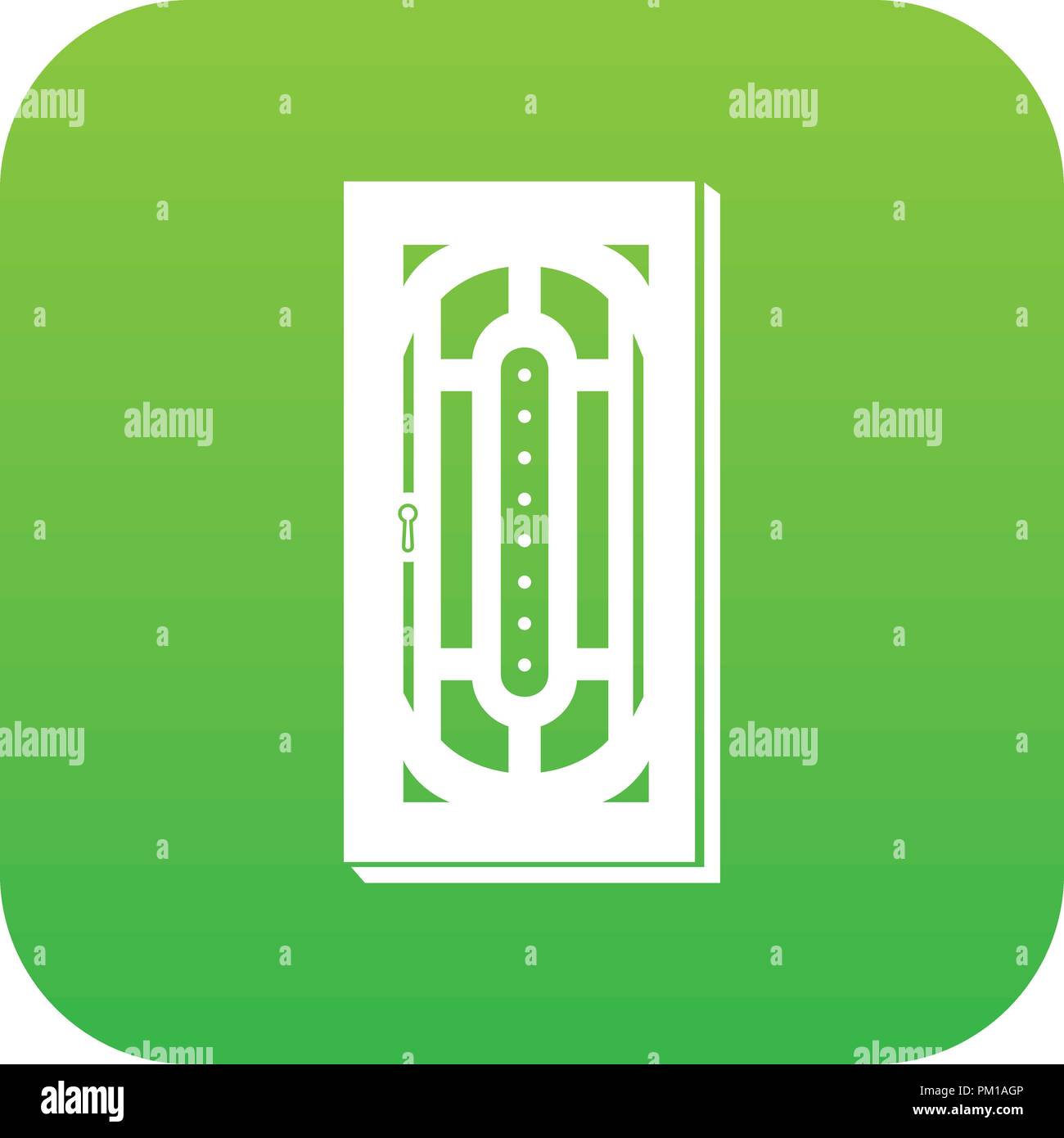 Doorway icon green vector Stock Vector Image & Art - Alamy