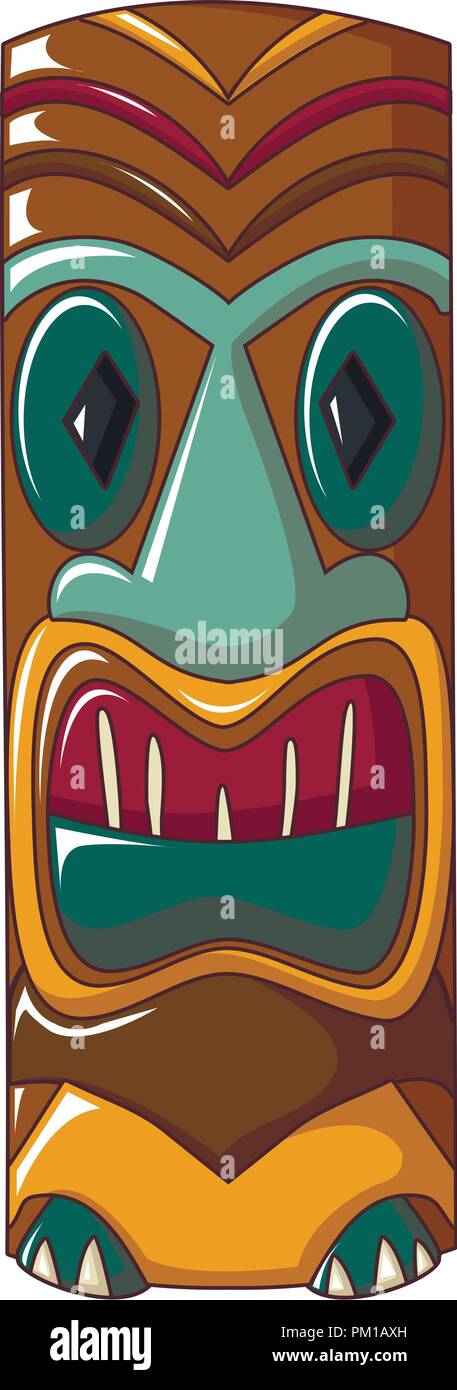 Polynesian idol icon, cartoon style Stock Vector Image & Art - Alamy