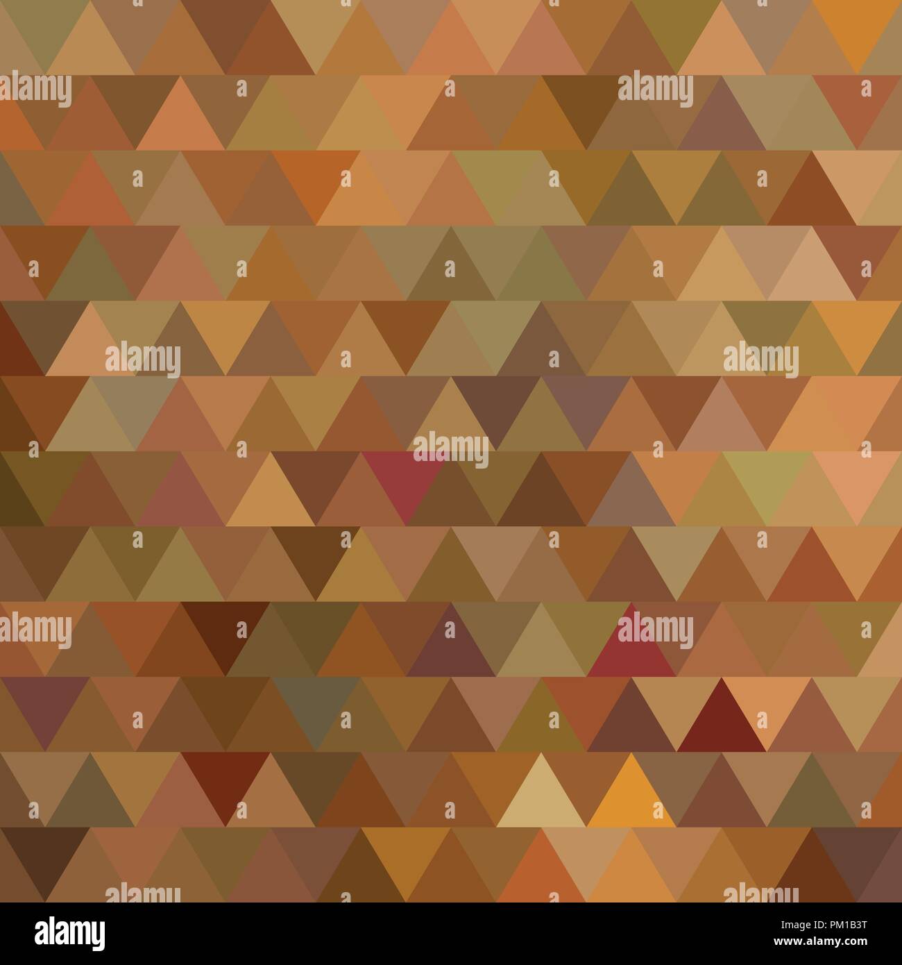 abstract vector geometric triangle background - brown and orange Stock ...