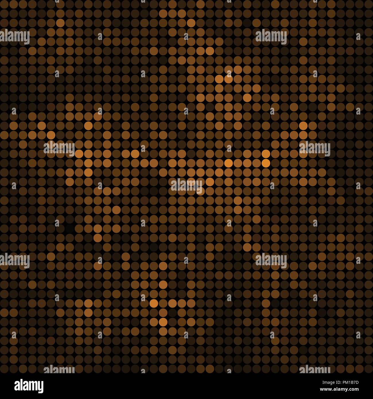 abstract vector colored round dots background - brown Stock Vector ...