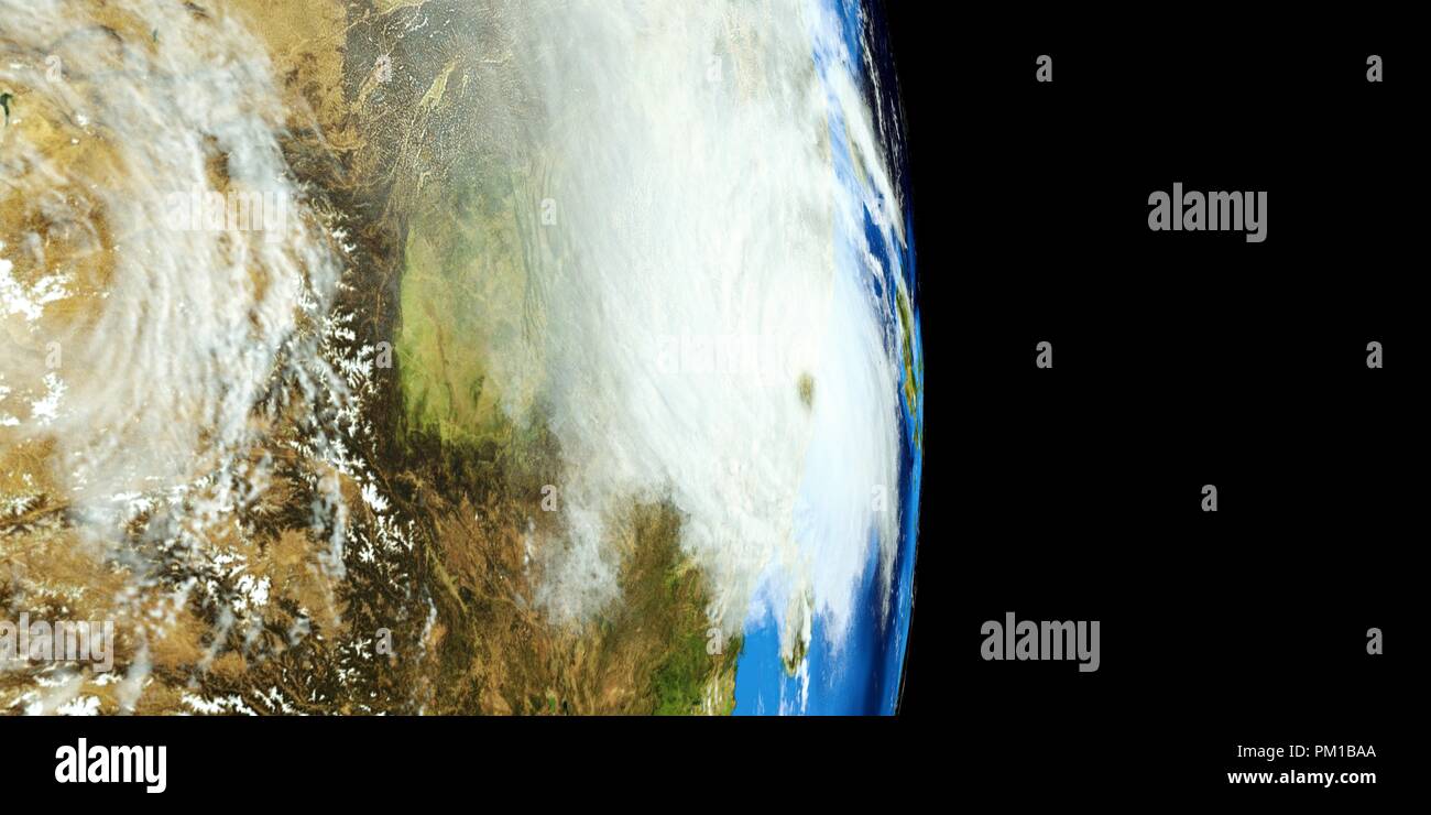 Extremely detailed and realistic high resolution 3D image of a Typhoon ...