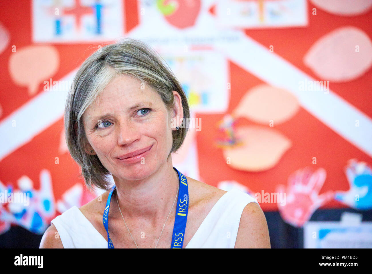 Author Lydia Syson at Beaconlit book festival in Ivinghoe Stock Photo ...