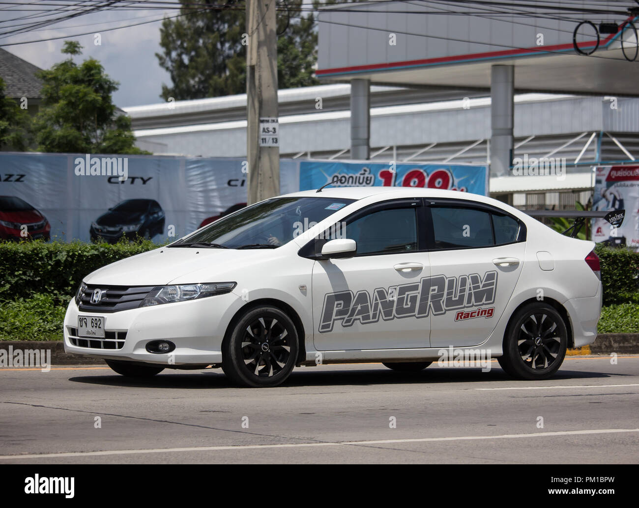 Chiangmai, Thailand - September 11 2018: Private Honda City Compact car ...