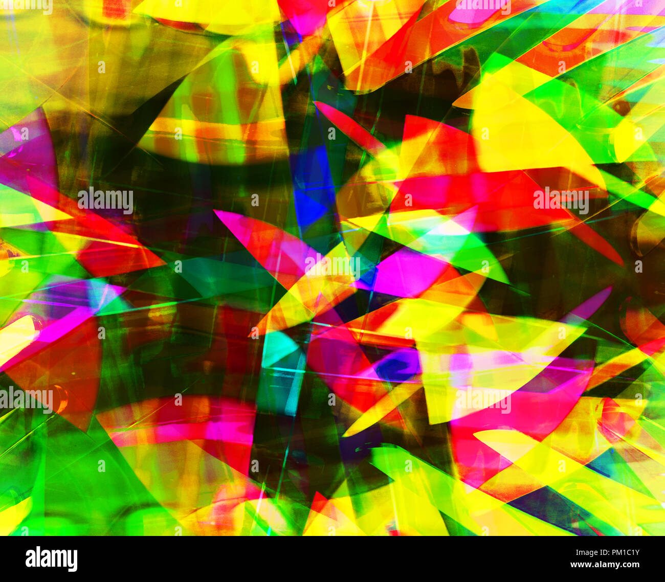 art abstract bright rainbow chaos pattern background Stock Photo - Alamy