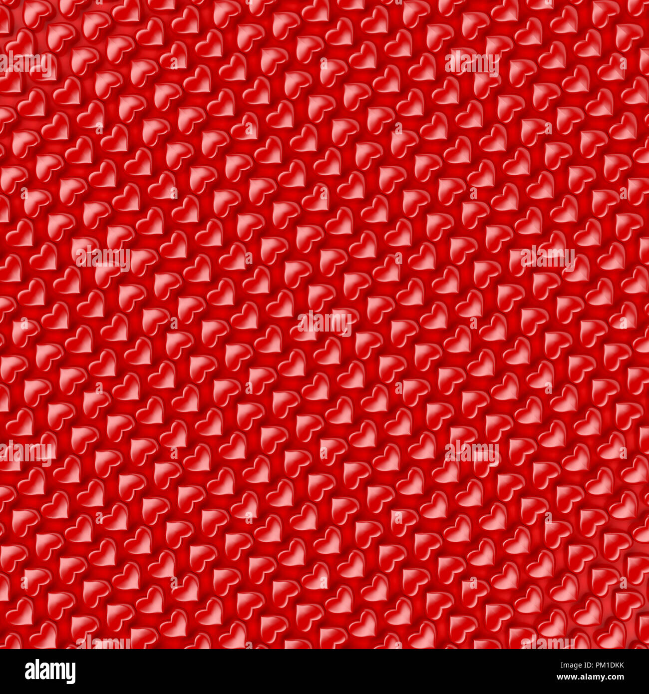 Background with many red hearts, 3D illustration Stock Photo - Alamy