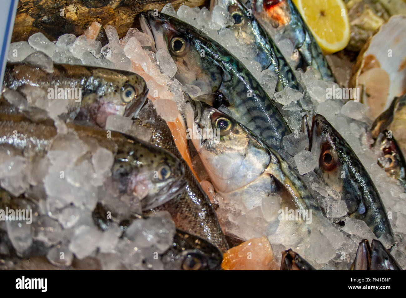 Fresh Produce in London's Famous Borough Market, London UK Stock Photo ...