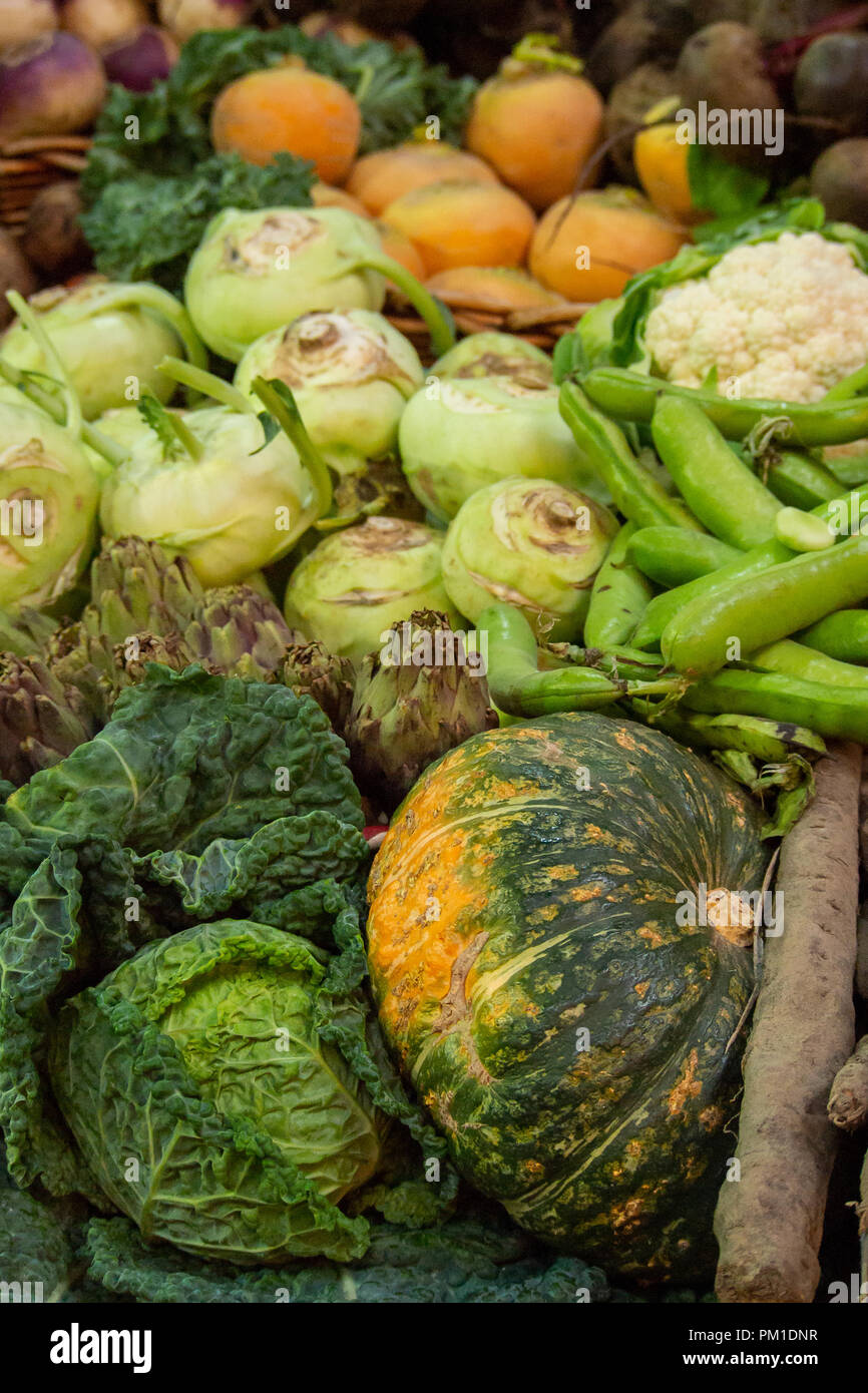 Fresh Produce in London's Famous Borough Market, London UK Stock Photo ...