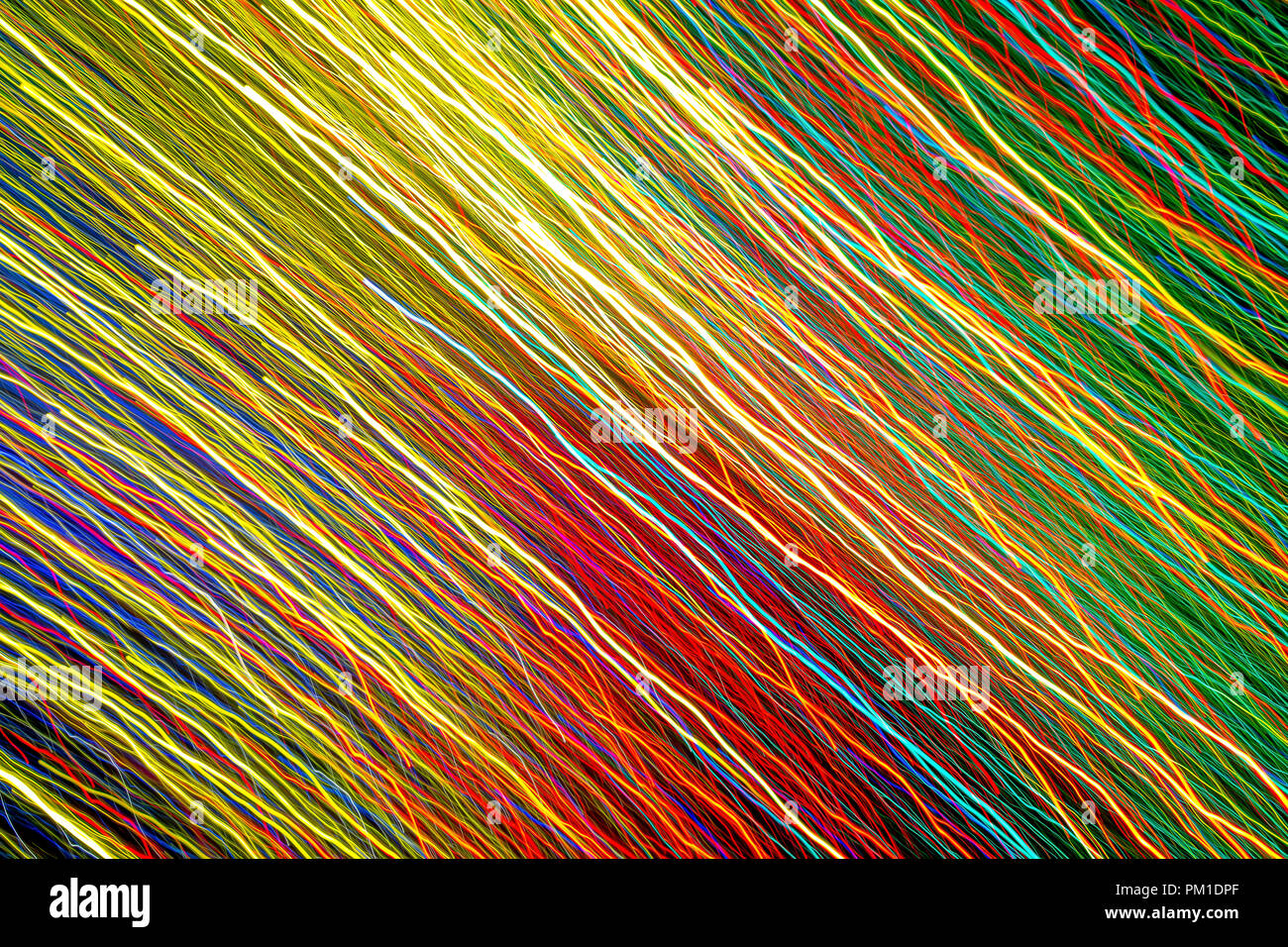 Bright colored diagonal light trails Stock Photo - Alamy