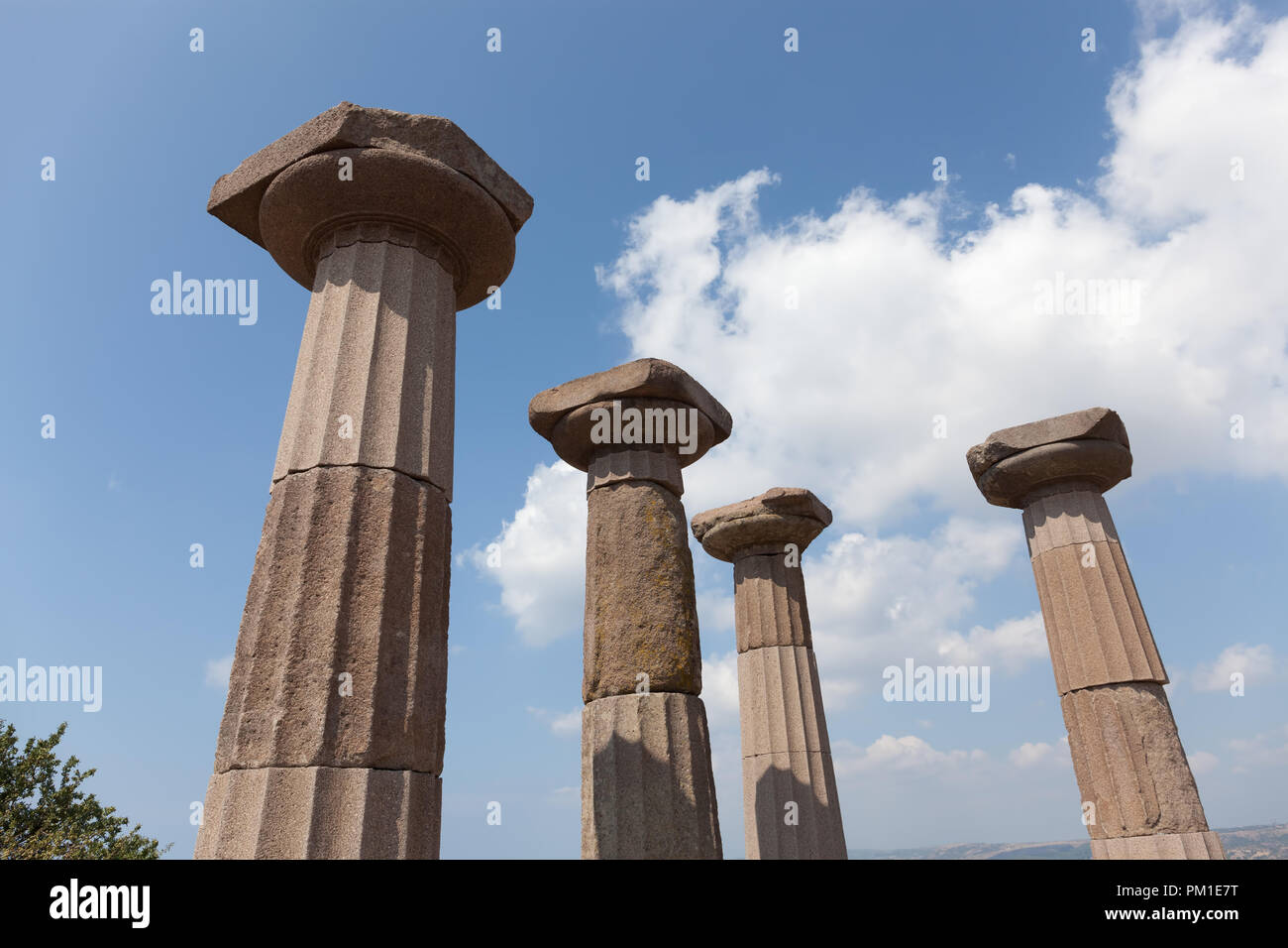 Assos Athena temple Stock Photo - Alamy