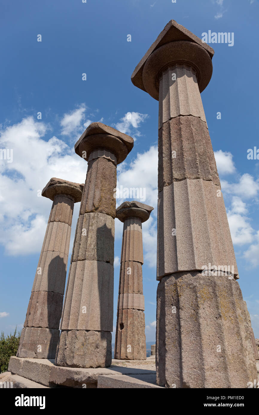 Assos Athena temple Stock Photo - Alamy