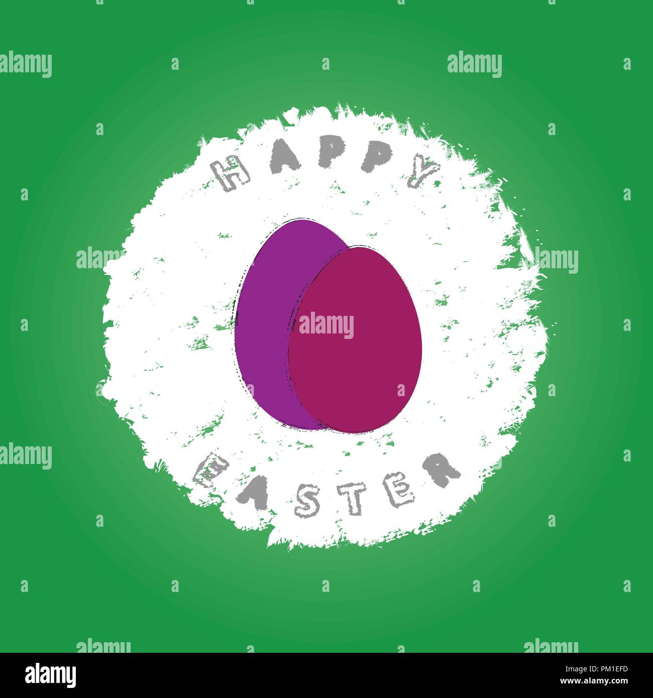 Spring text easter eggs Stock Vector Images - Alamy