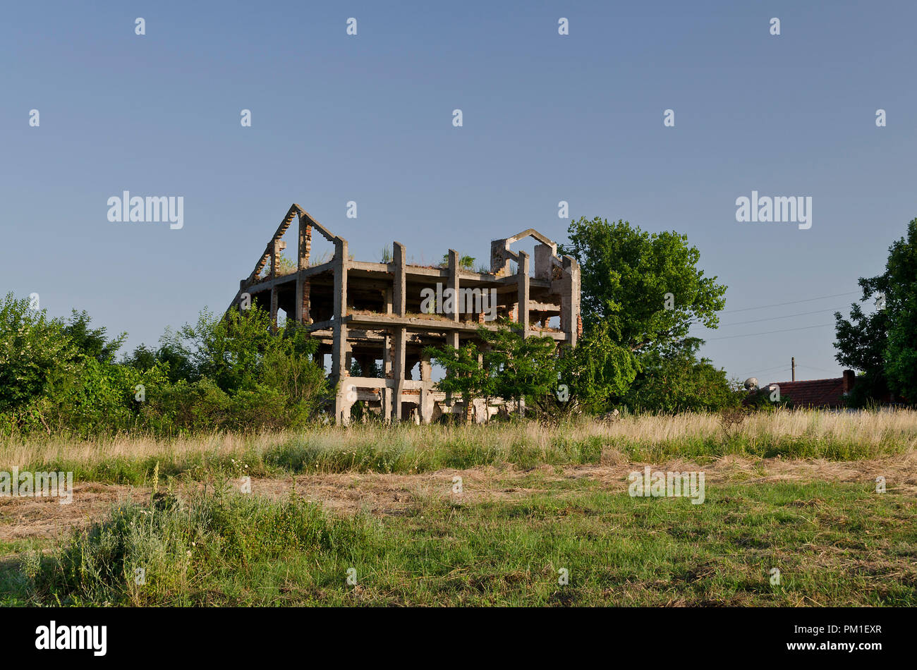 Old dilapidated building near the town Ruse Stock Photo - Alamy
