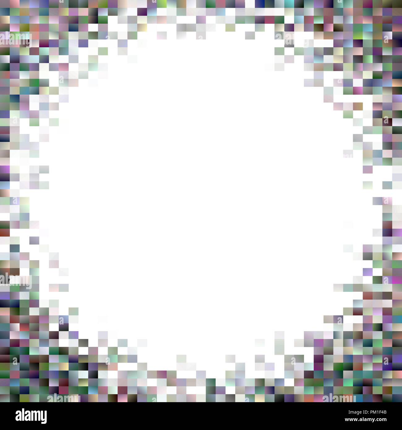 Abstract gradient rectangle background - digital vector mosaic design ...