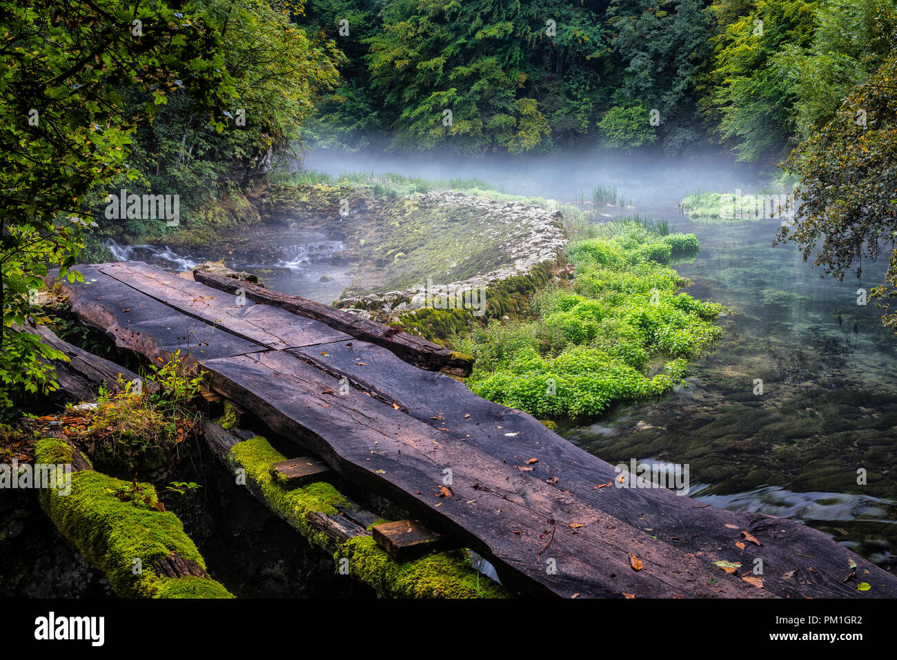 River nature landscape, source of river Slunjcica Stock Photo - Alamy