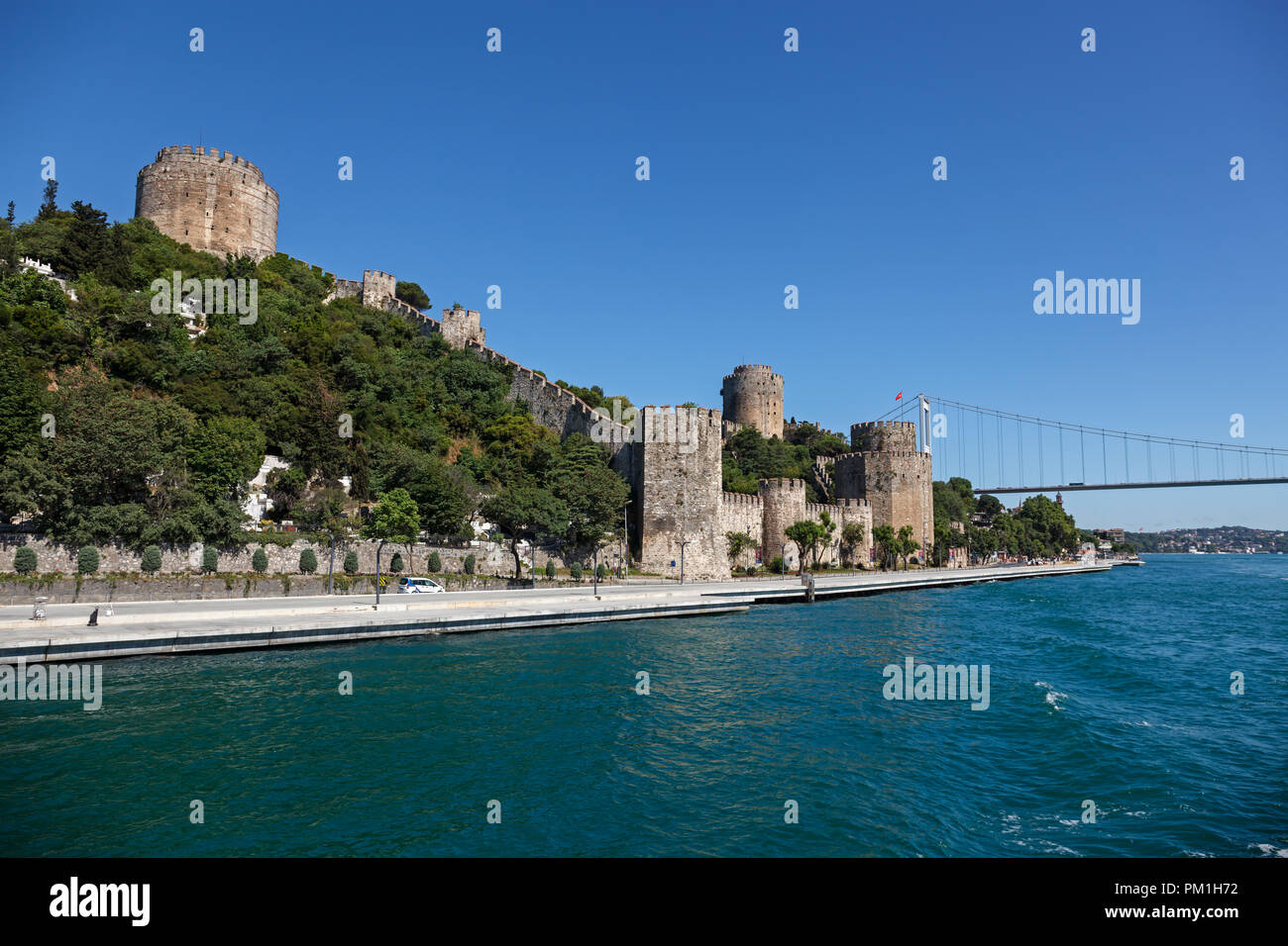 ISTANBUL - JUNE 13 2018 : Rumelian Castle (Rumeli hisari Stock Photo ...