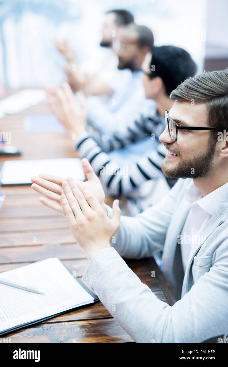 Successful business seminar Stock Photo - Alamy