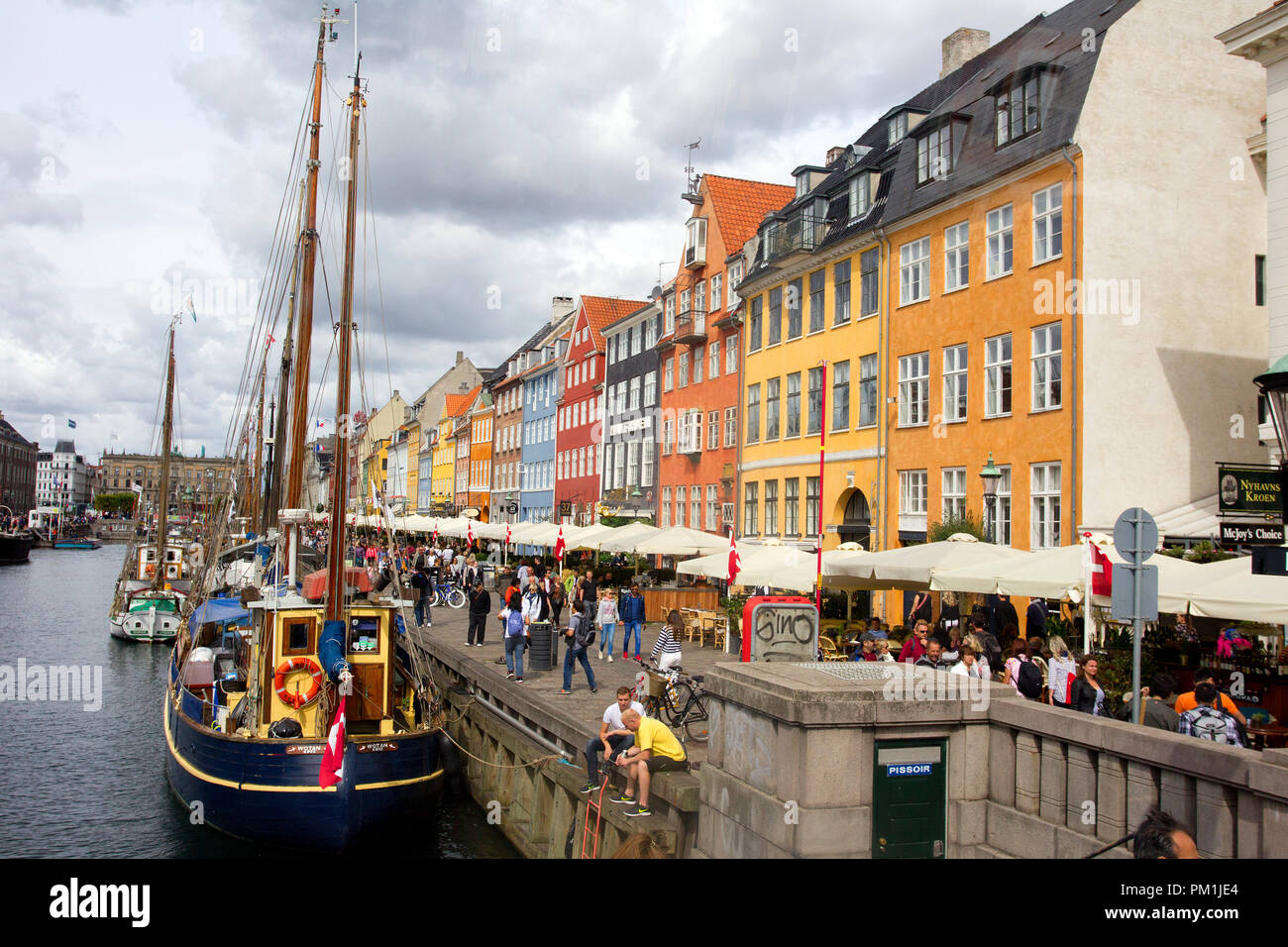 Nyhavn Harbor Copenhagen Denmark Stock Photo - Alamy