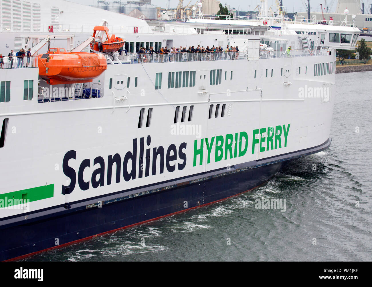 Scandlines Hybrid Ferry on the Baltic Sea Stock Photo - Alamy