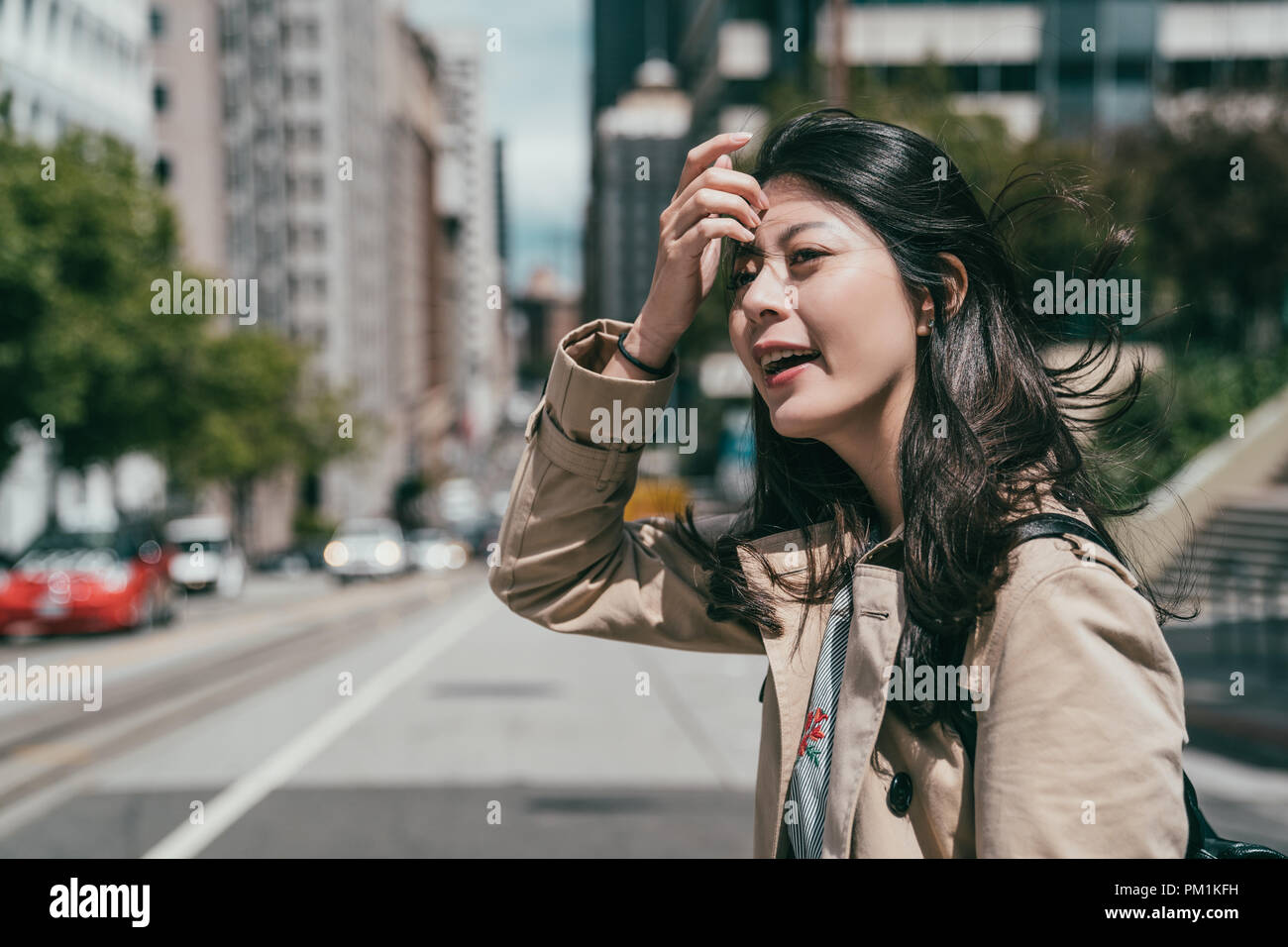 Hair blow wind japanese hi-res stock photography and images - Alamy