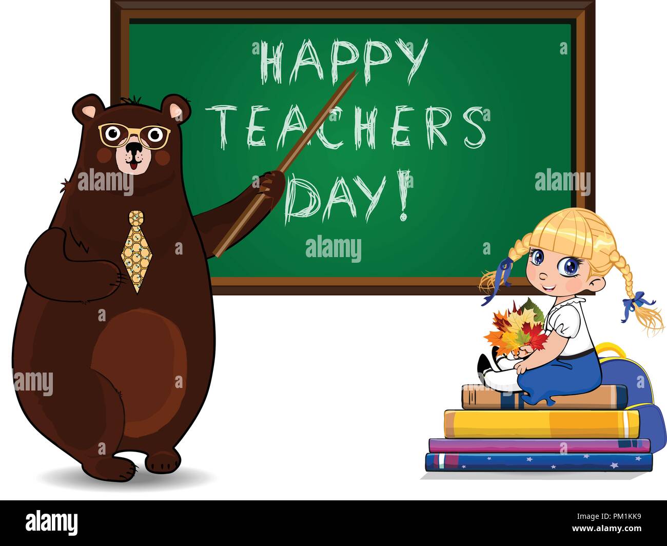Teachers day vector vectors hi-res stock photography and images - Alamy