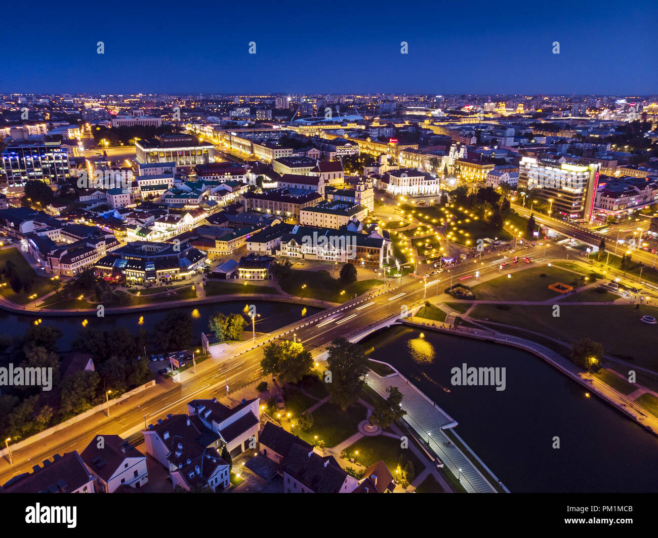 Minsk skyline hi-res stock photography and images - Alamy