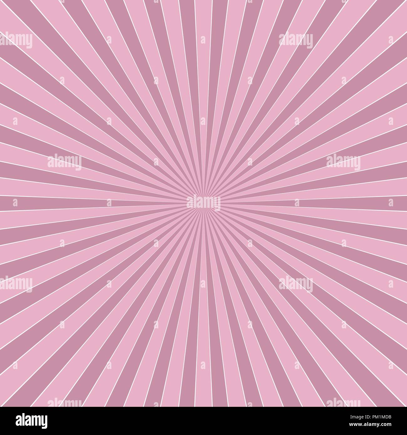 Pink abstract dynamic sun rays background - retro design Stock Vector ...