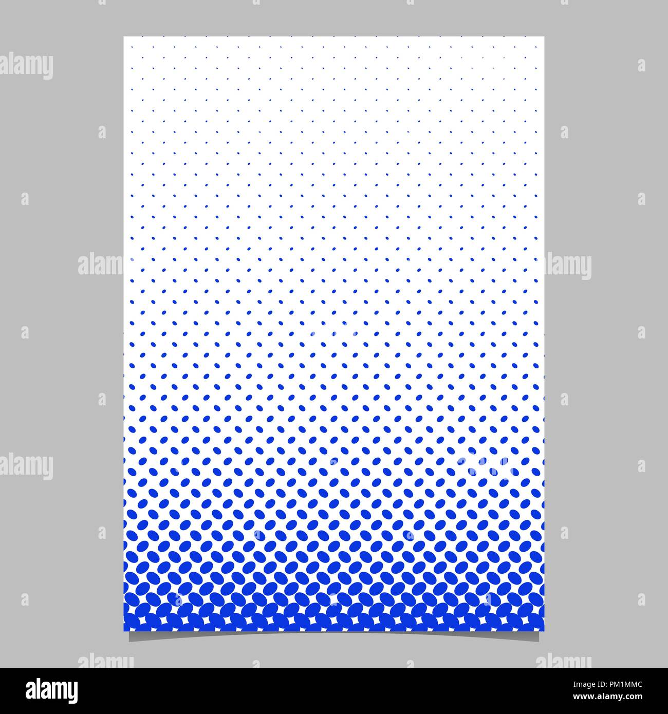 Abstract halftone ellipse pattern cover background template - vector graphic Stock Vector Image ...