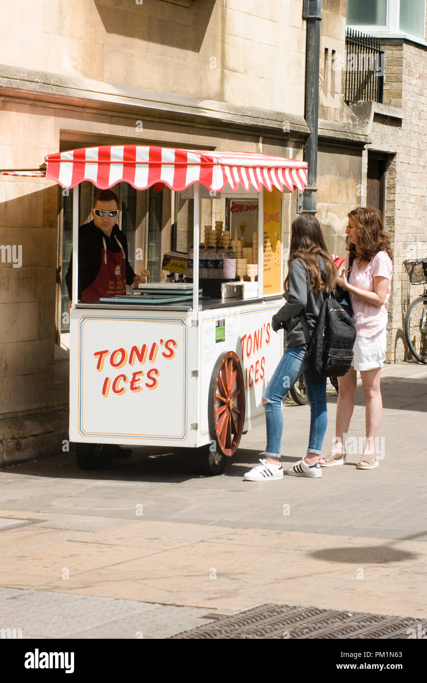Woman selling ice cream hi-res stock photography and images - Alamy