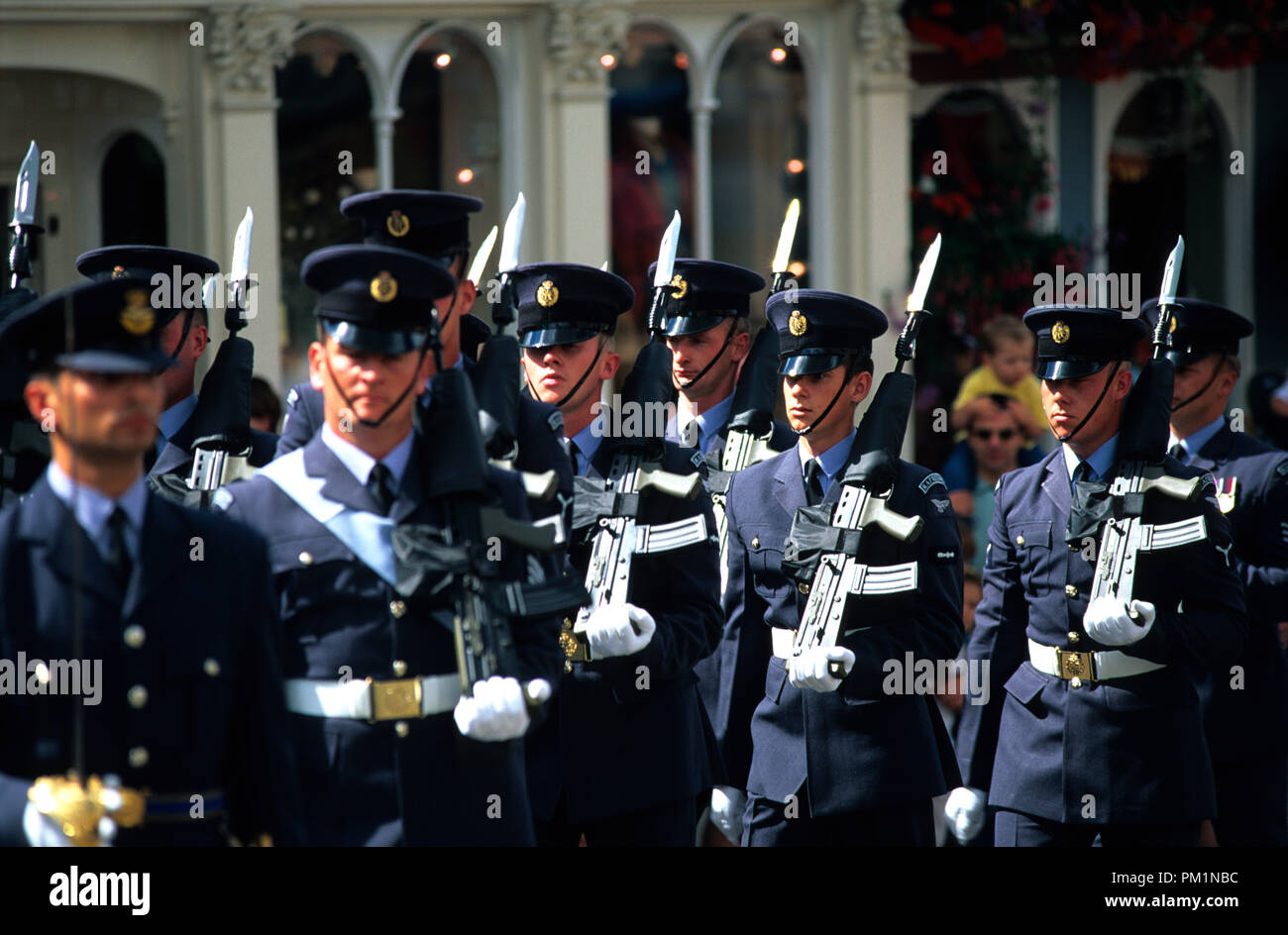 RAF Changing of the Guard at Windsor Castle, Berkshire, United Kingdom Stock Photo - Alamy