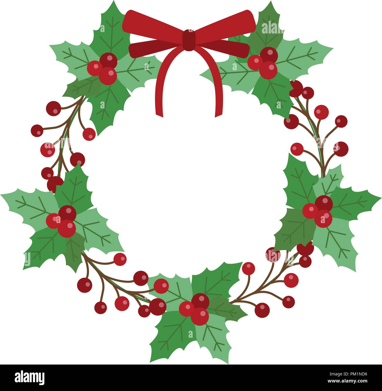 Holiday Wreath Clip Art