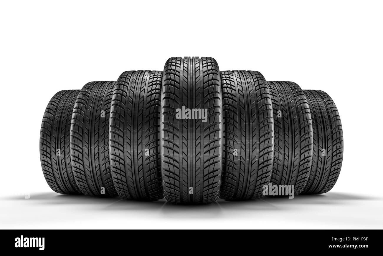 Tires image Black and White Stock Photos & Images - Alamy