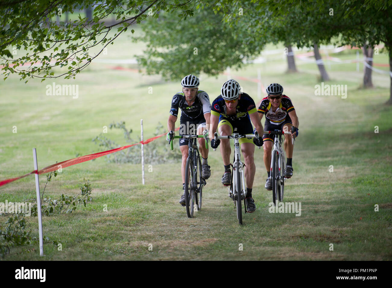UNITED STATES - Sept08 : Racing action at the Fort Ritchie cyclocross ...