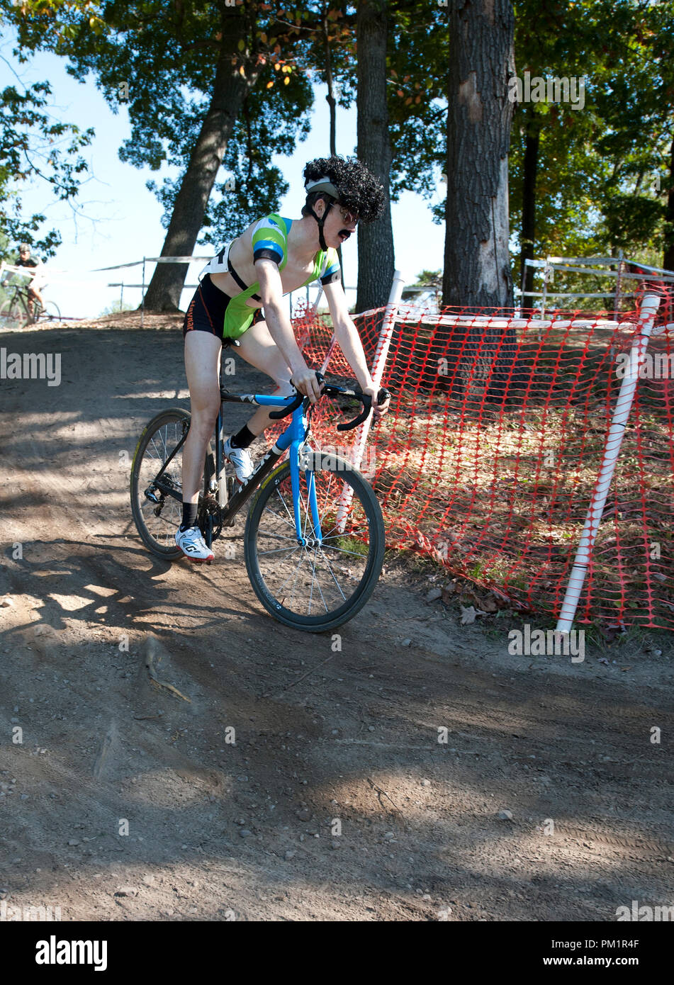 UNITED STATES - Oct 20: Racing action at the DCCX cyclocross race ...