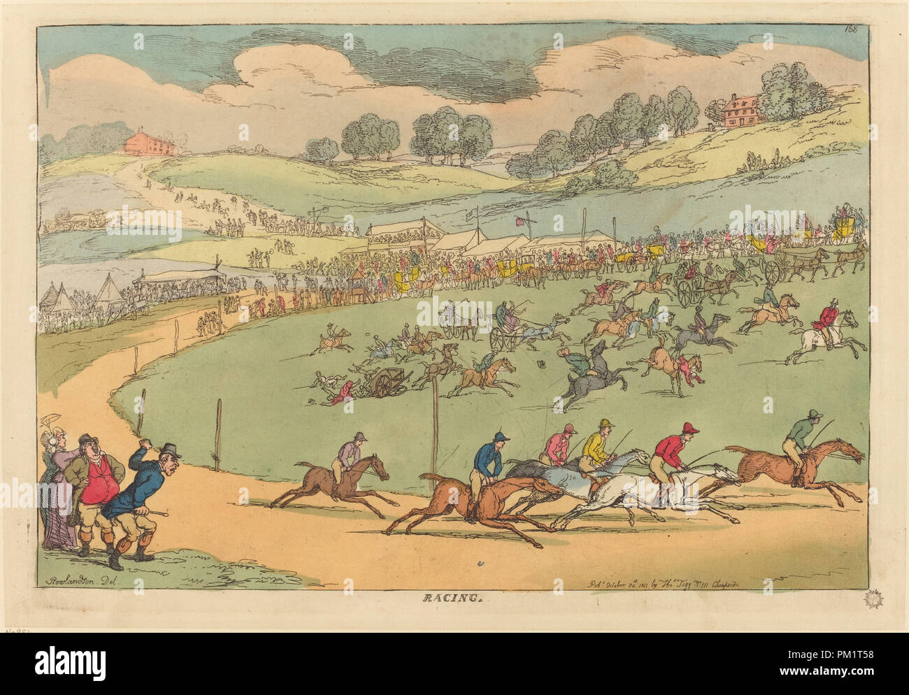 Racing. Dated: 1811. Medium: hand-colored etching. Museum: National ...