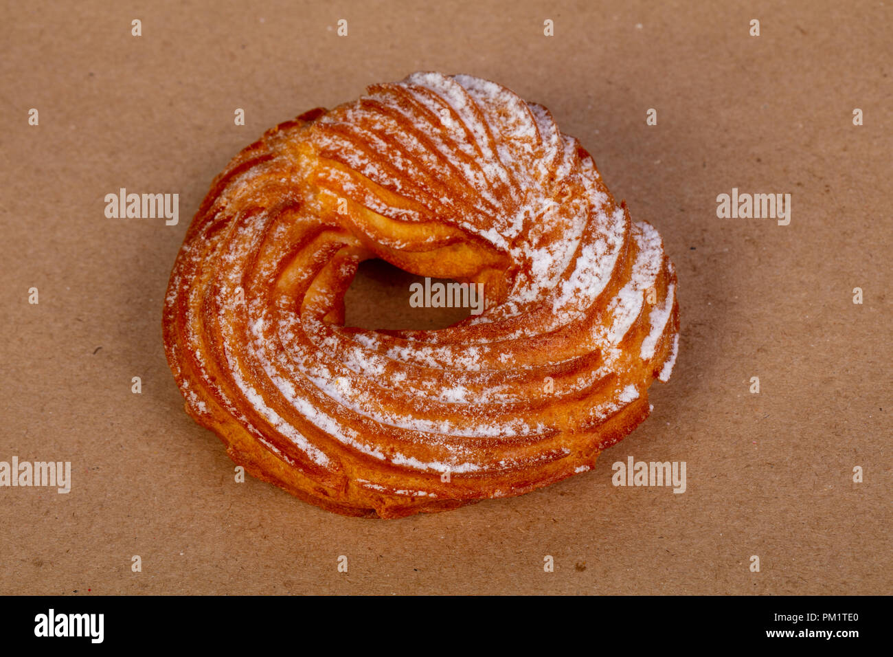 Cottage cheese ring with shugar powder Stock Photo - Alamy
