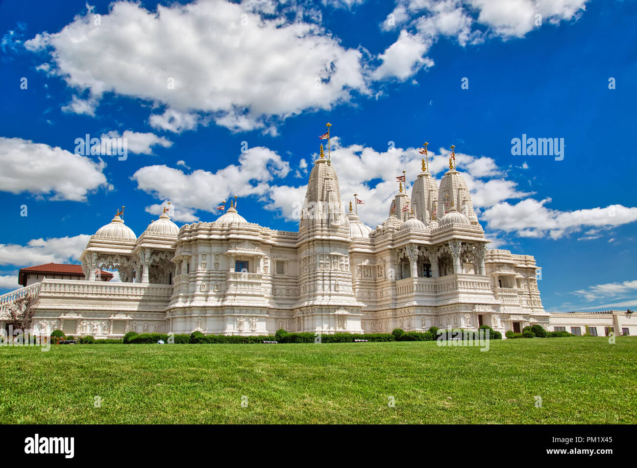 BAPS Shri Swaminarayan Mandir Hindu Temple in Toronto Stock Photo - Alamy