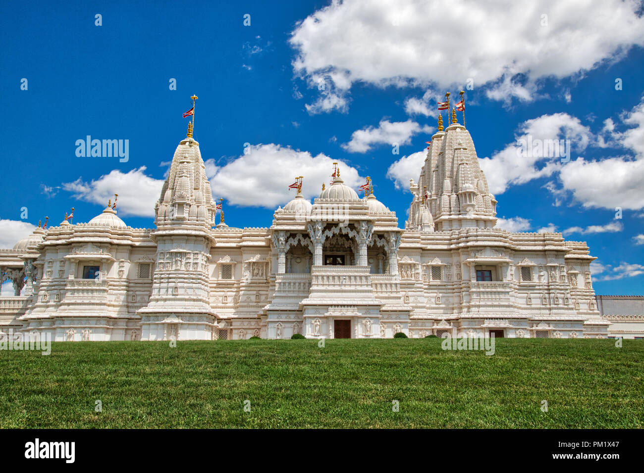 BAPS Shri Swaminarayan Mandir Hindu Temple in Toronto Stock Photo - Alamy