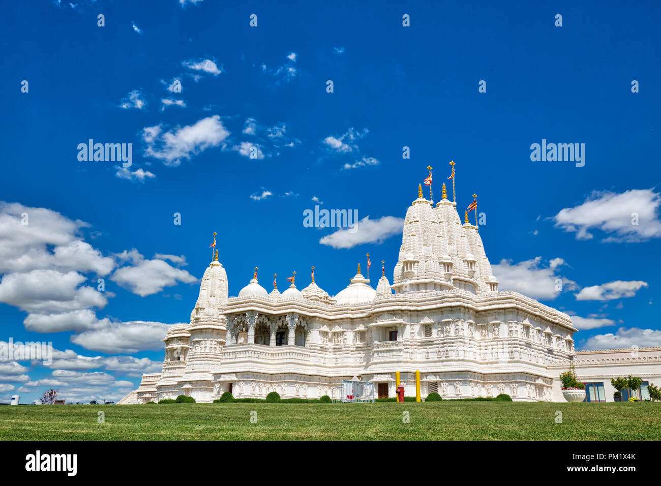 BAPS Shri Swaminarayan Mandir Hindu Temple in Toronto Stock Photo - Alamy