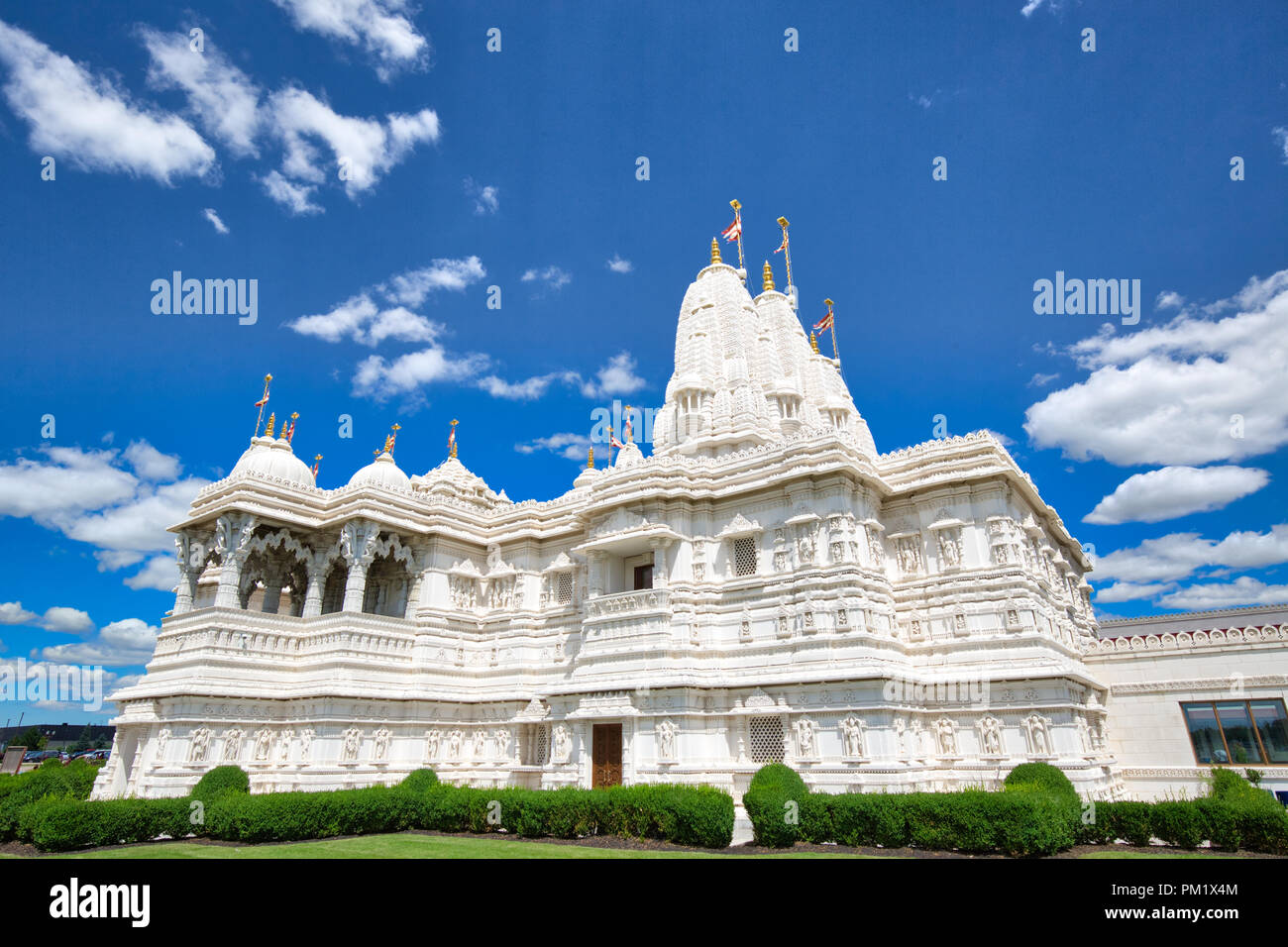BAPS Shri Swaminarayan Mandir Hindu Temple in Toronto Stock Photo - Alamy