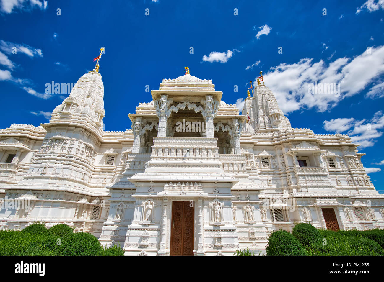BAPS Shri Swaminarayan Mandir Hindu Temple in Toronto Stock Photo - Alamy