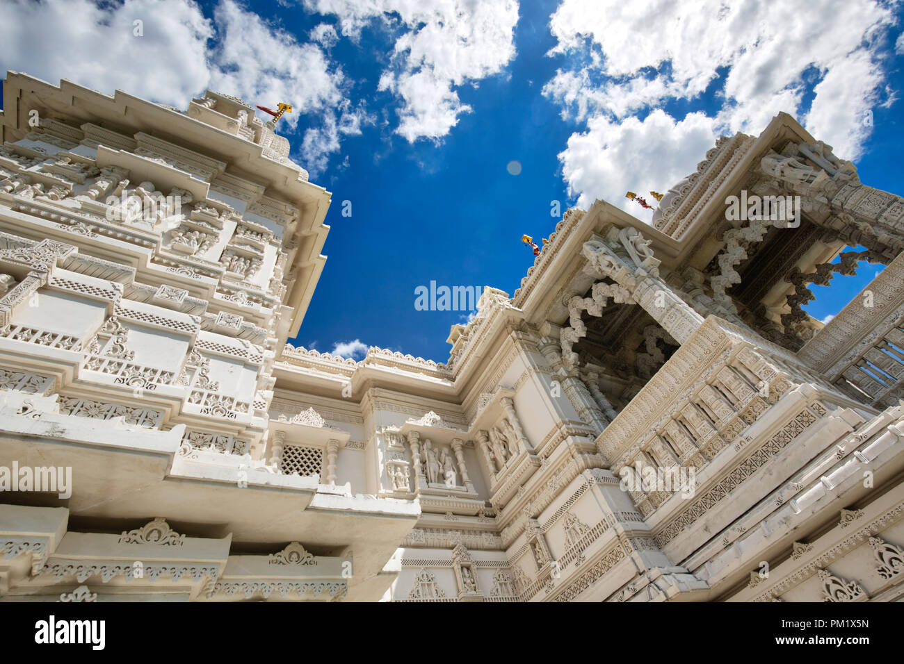 BAPS Shri Swaminarayan Mandir Hindu Temple in Toronto Stock Photo - Alamy