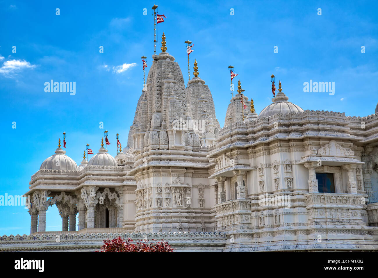 BAPS Shri Swaminarayan Mandir Hindu Temple in Toronto Stock Photo - Alamy