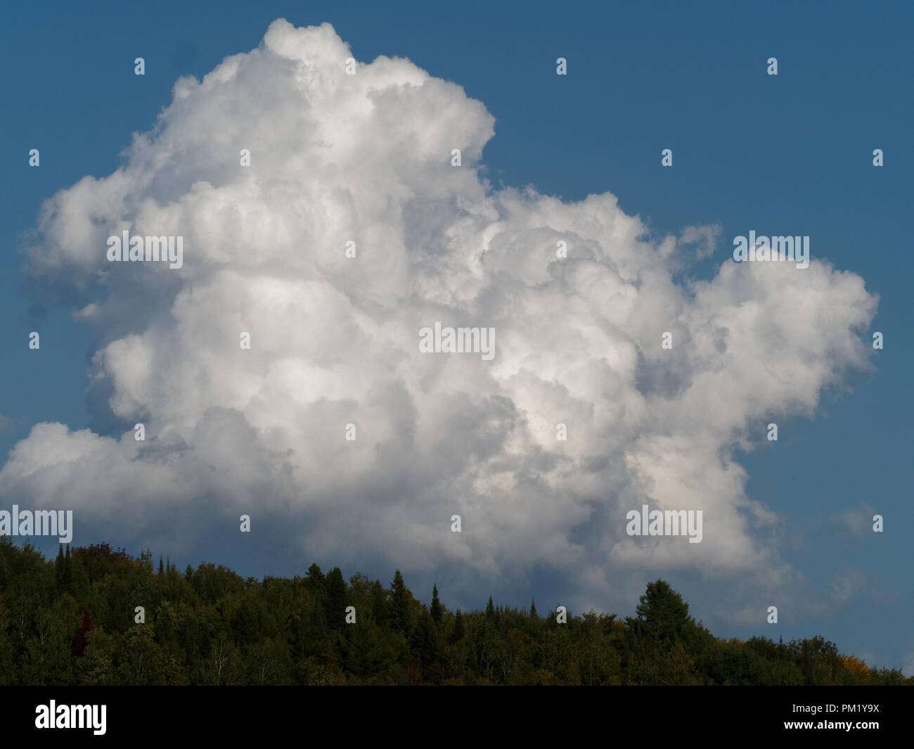 Quebec,Canada. Towering cumulus cloud Stock Photo - Alamy