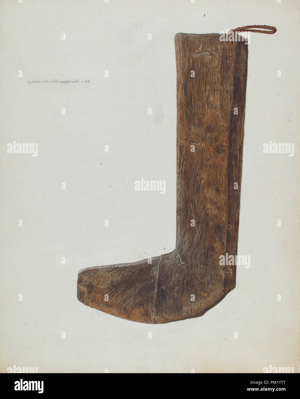 Boot Form. Dated: 1938. Dimensions: overall: 27.9 x 22.5 cm (11 x 8 7/8 ...