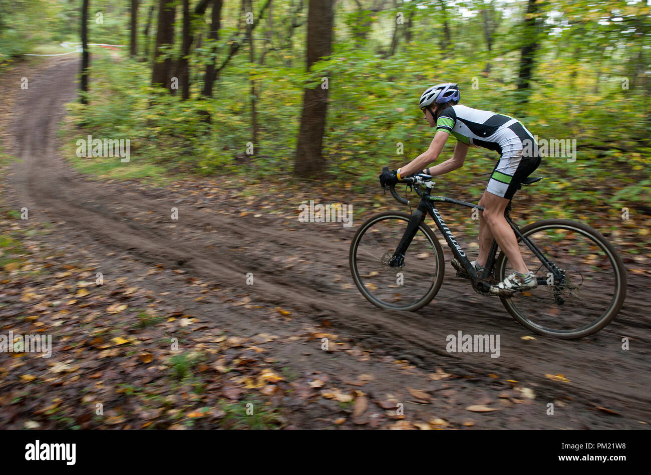 UNITED STATES - Oct 12: Racing action at the Tacchino Cross cyclo-cross ...